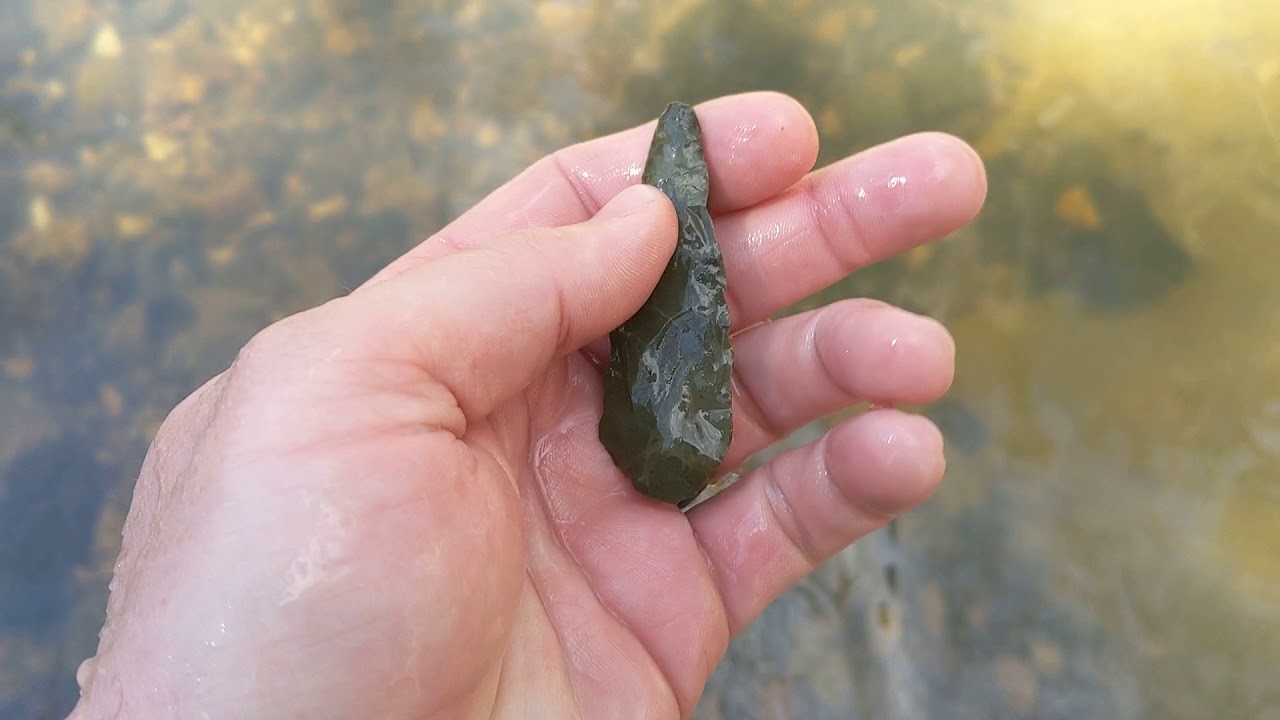 North Carolina Rhyolite Arrowhead - YouTube
