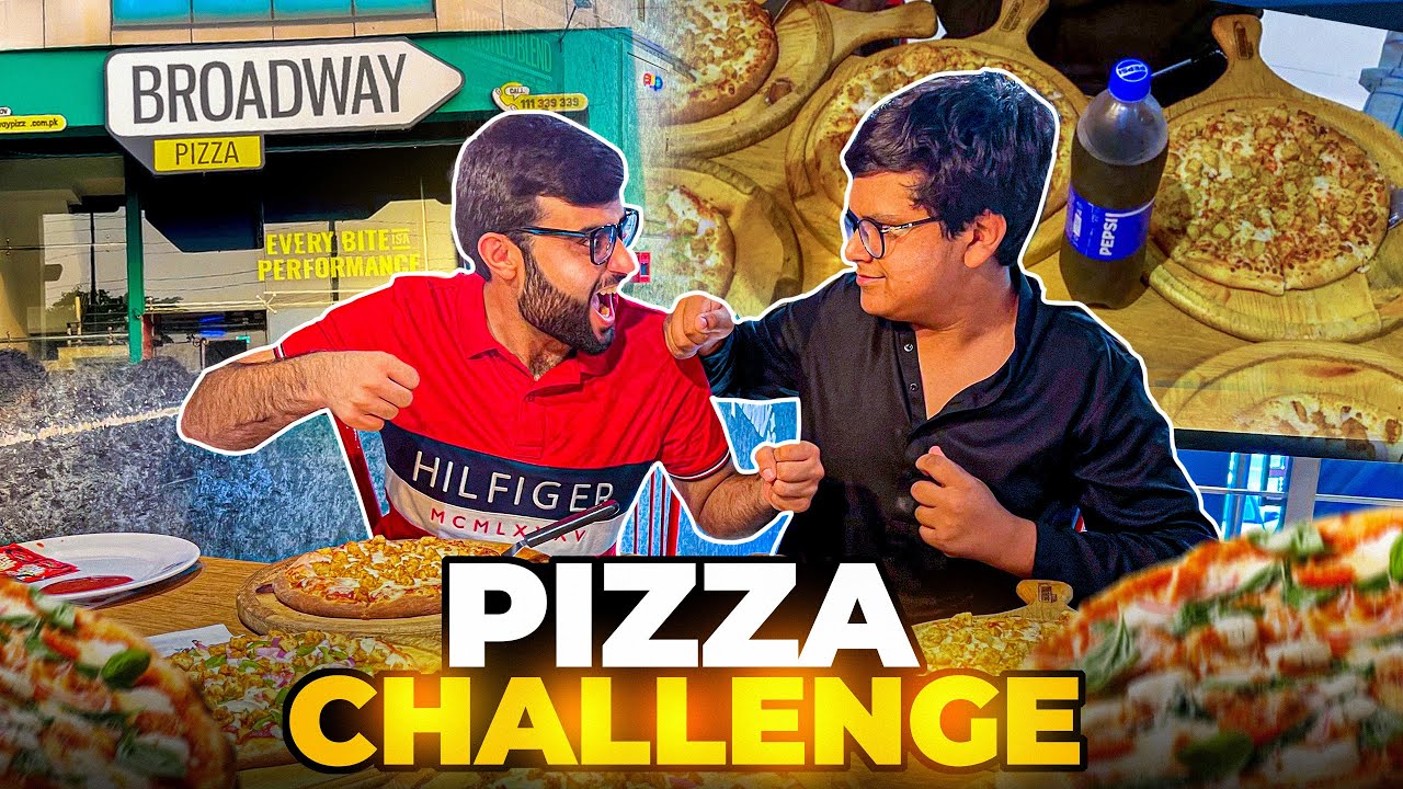 PIZZA CHALLENGE | EATING CHALLENGE | FOOD CHALLENGE | Pakistani Vlogs ...