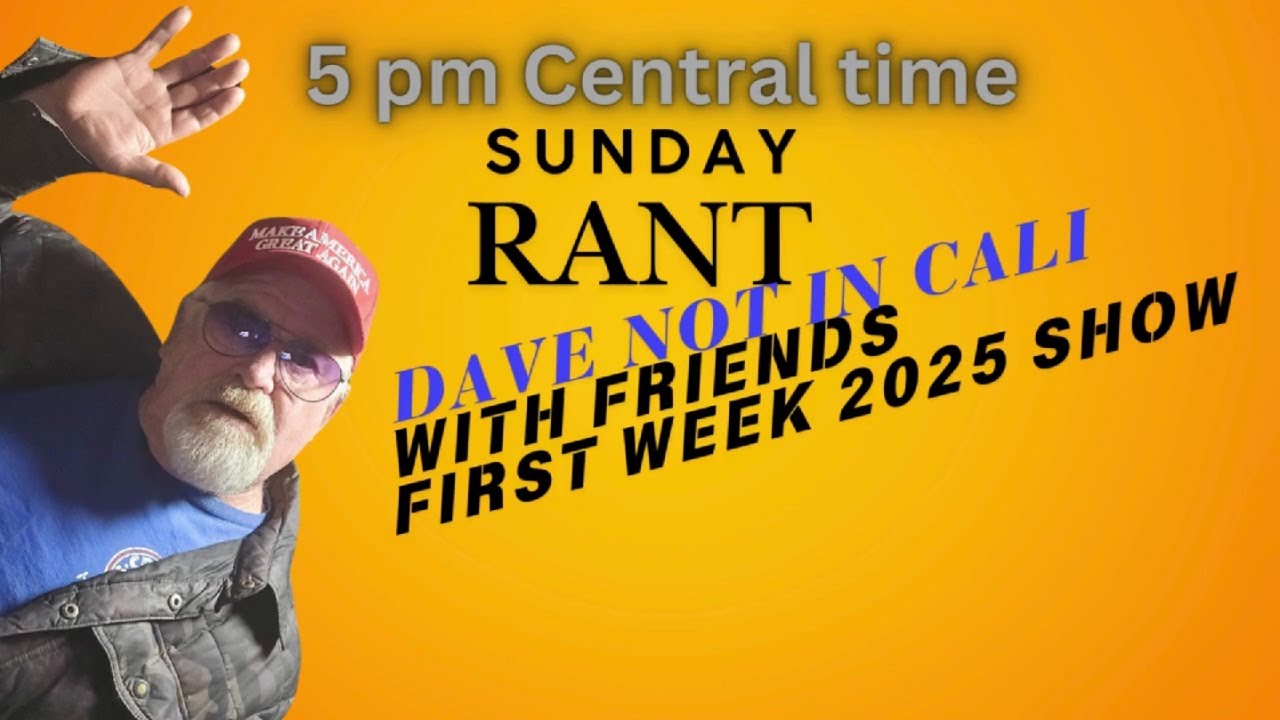 Sunday Rant Jan 5 25 - YouTube