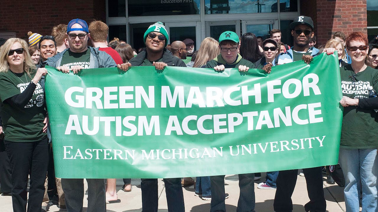 EMU Green March for Autism Acceptance 2016 - YouTube