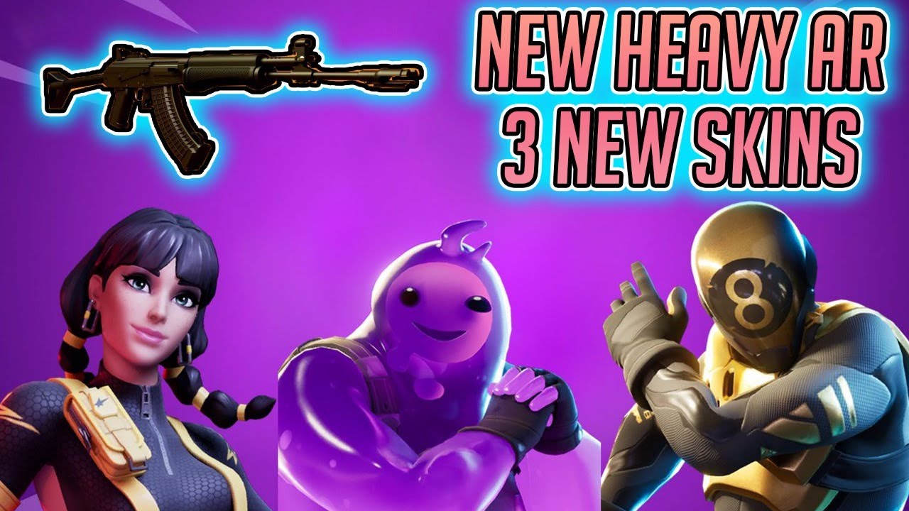 Heavy AR, Gold 8-Ball Skin, Purple Rippley Skin, Sidegrading, Overtime ...