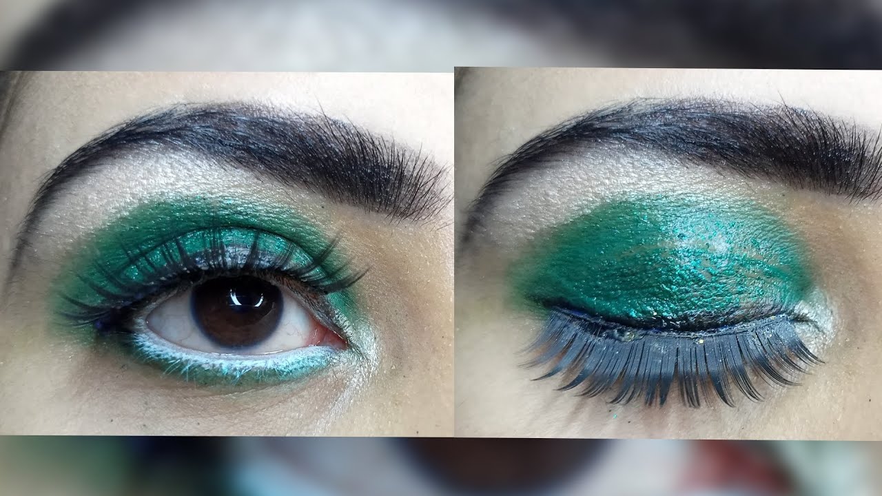 Green Eye Makeup tutorial 😍 💄... - YouTube