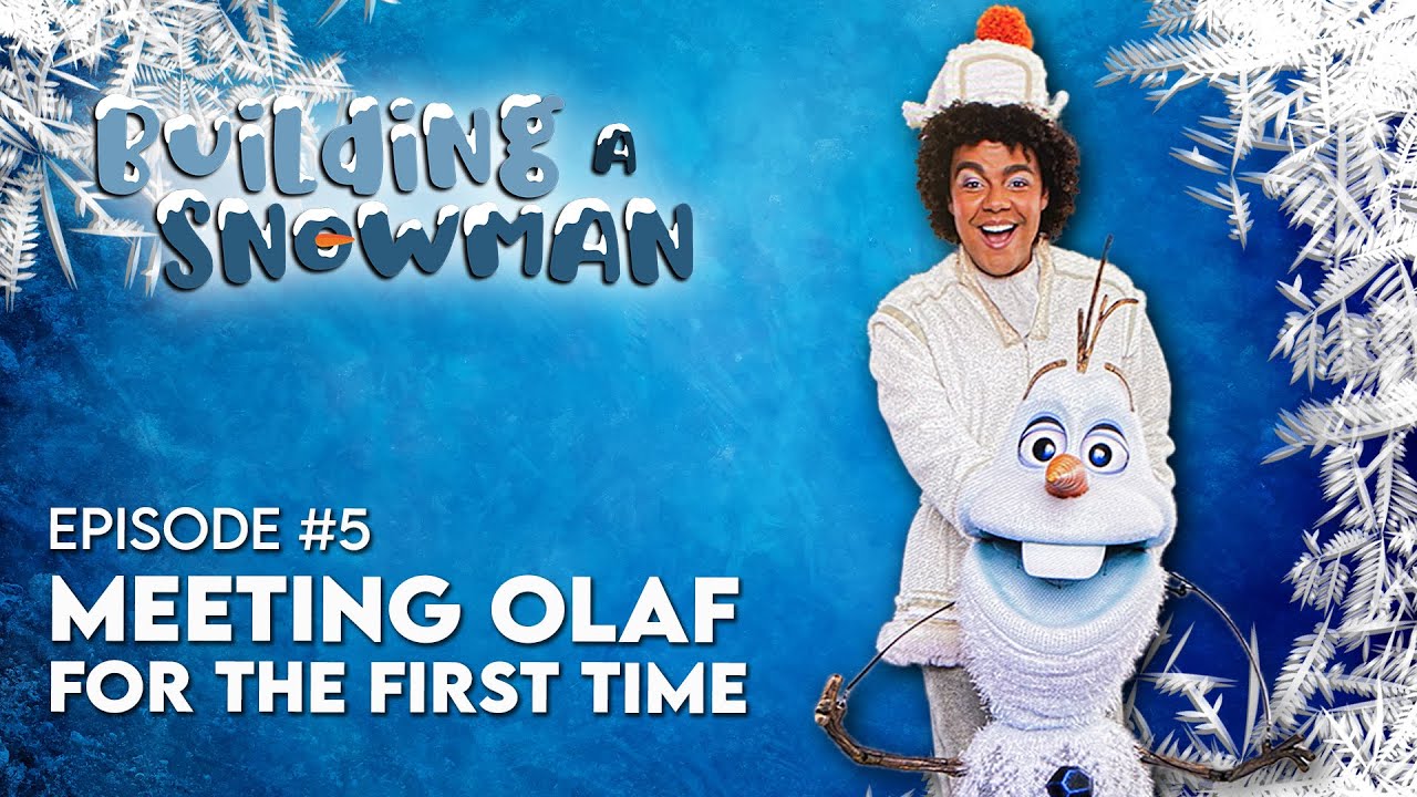 FIRST TIME WITH THE OLAF PUPPET! | Building A Snowman #5 - YouTube