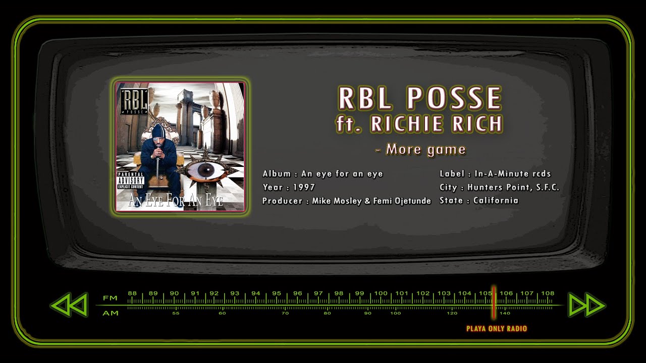 RBL POSSE ft. RICHIE RICH - More game - YouTube