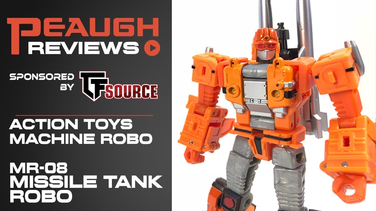 Action Toys Machine Robo - MR-08 MISSILE TANK ROBO - YouTube