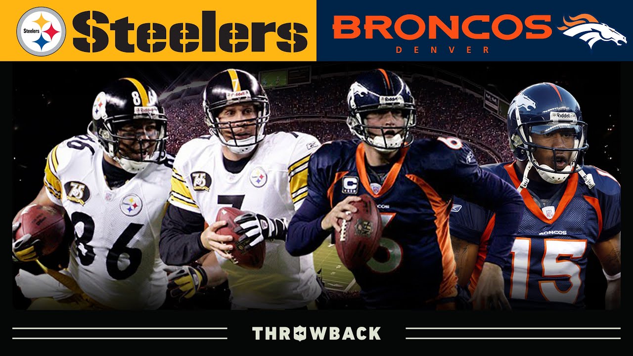 Just a GREAT Football Game on SNF! (Steelers vs. Broncos 2007, Week 7 ...