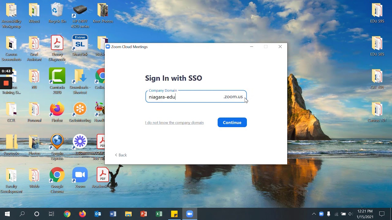 Zoom Client Sign In - YouTube