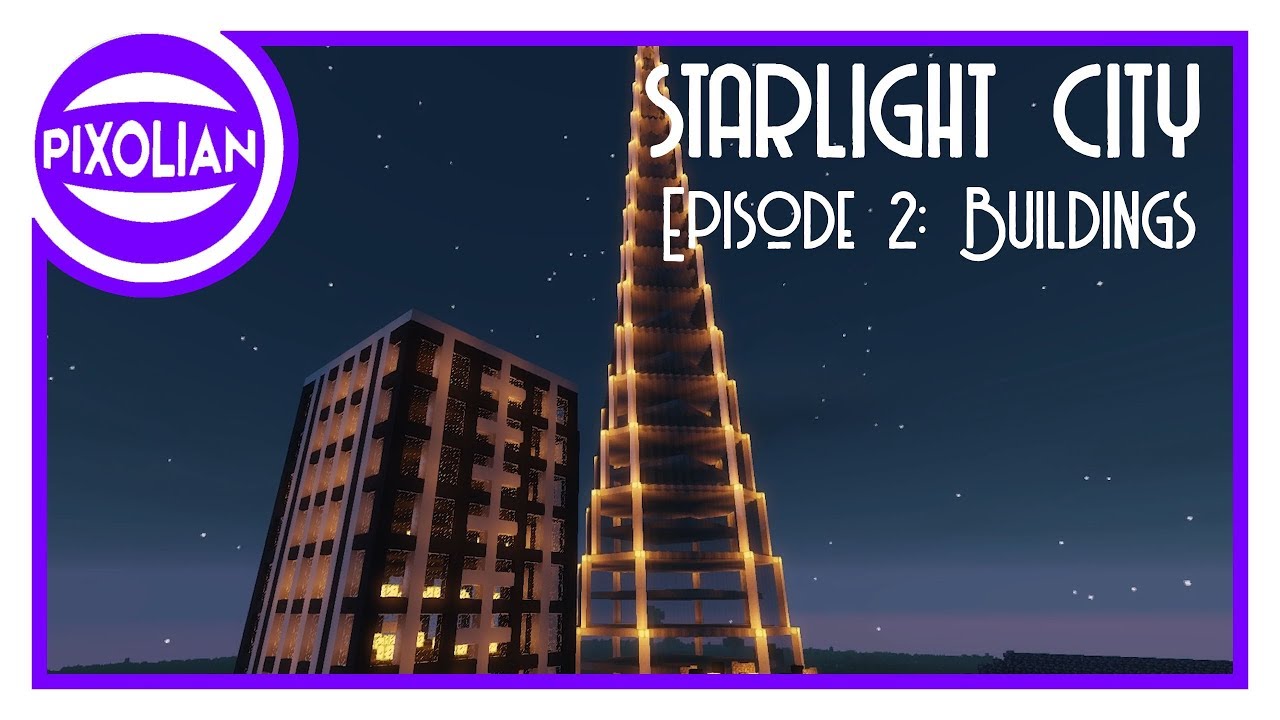 Skyscraper & Office Block - Starlight City #2 (Minecraft) - YouTube