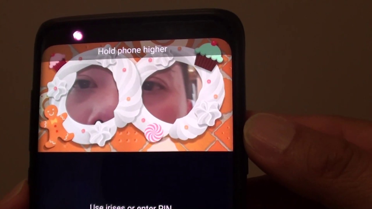 Samsung Galaxy S9 / S9+: How to Set Iris Scanner Preview Screen Mask ...