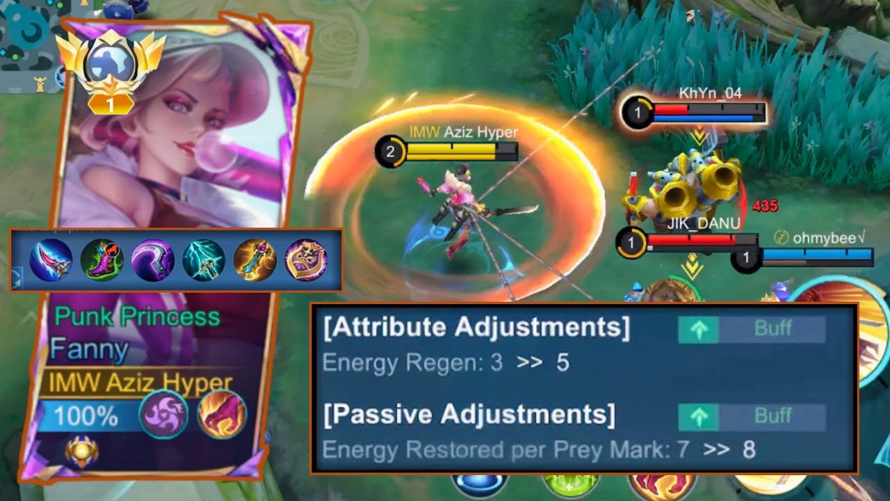 FANNY BUFFED!! OLD FANNY IS BACK?! | BEST FANNY BUILD AND EMBLEM IN NEW ...