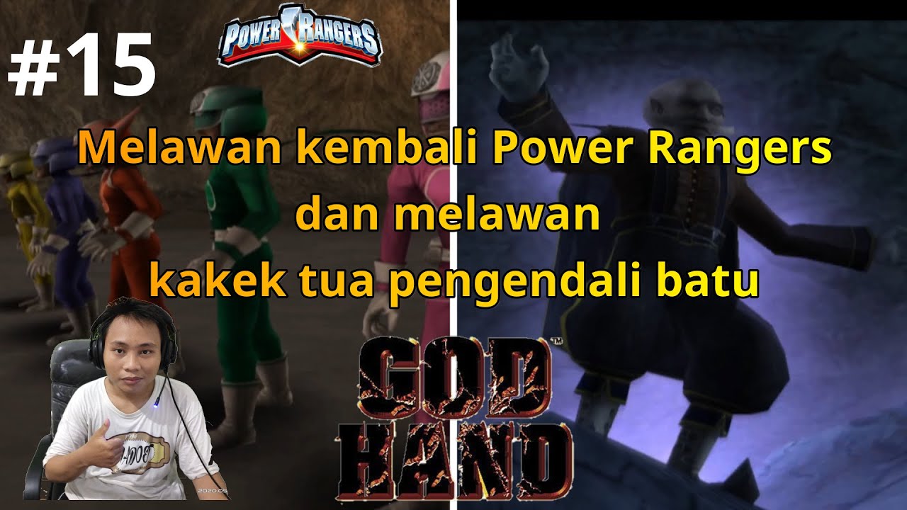 Bertemu kembali dengan power rangers dan melawan kakek pengendali batu ...