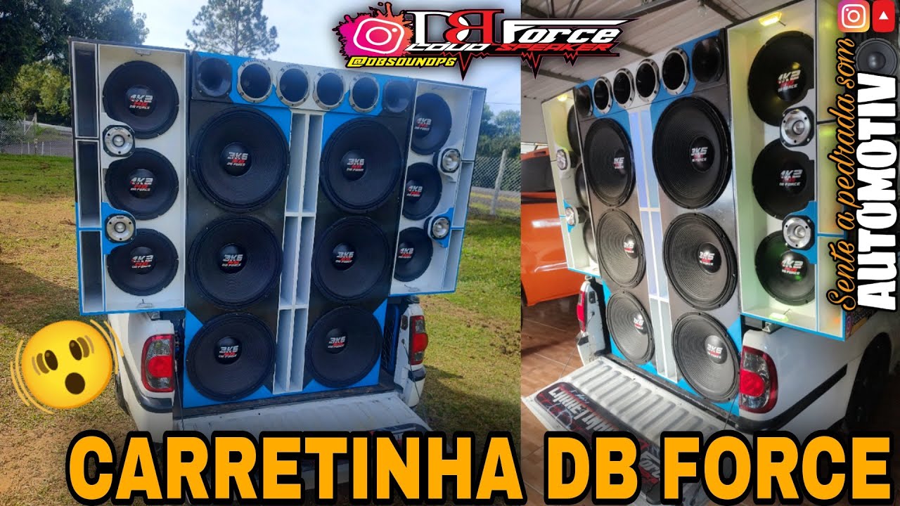 CARRETINHA DB FORCE MAIS UMA FORCA DB SOUND PG/SENTE A PEDRADA SOM ...