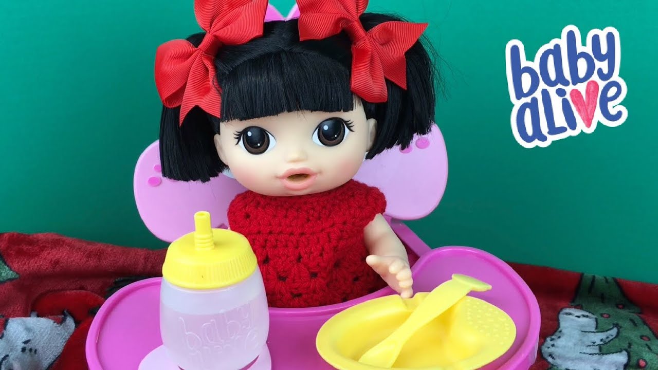 Fun With Baby Alive Vlogmas Day 15 Feeding Sweet Spoonfuls Baby Green ...