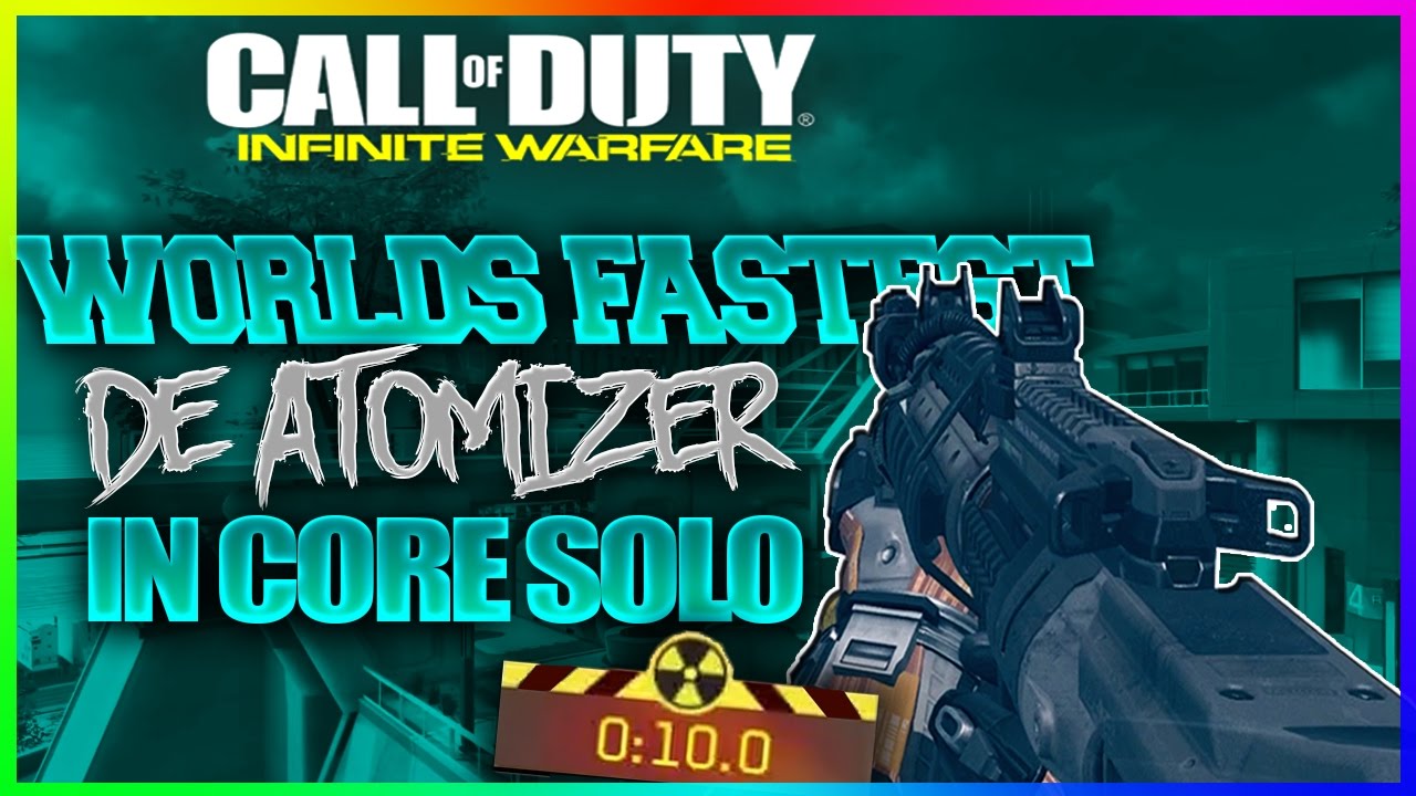 WORLD'S FASTEST DE-ATOMIZER IN CORE *SOLO* - YouTube