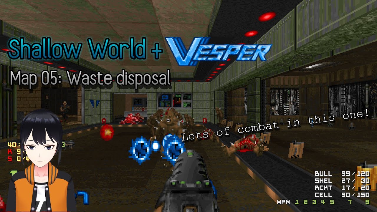 Doom 2 | Shallow World + Vesper, map 05: Waste disposal - YouTube
