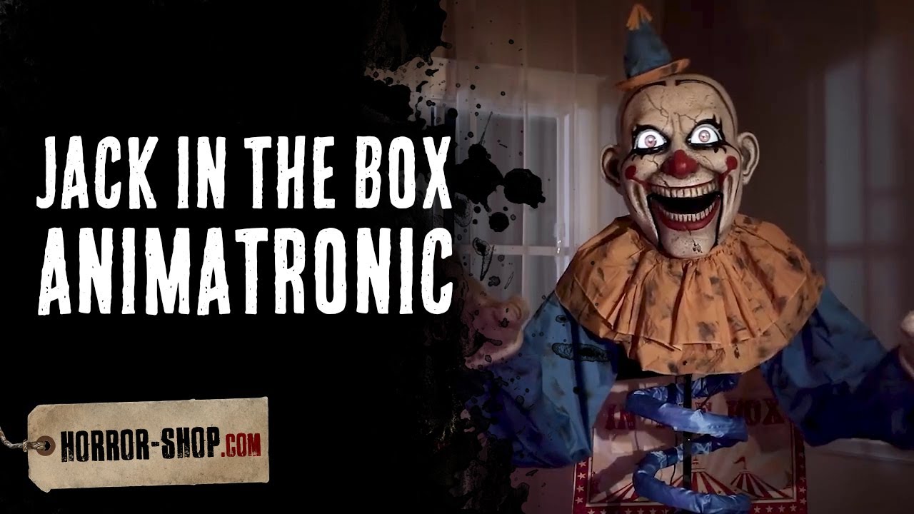 Jack in the Box Halloween Animatronic Prop - YouTube
