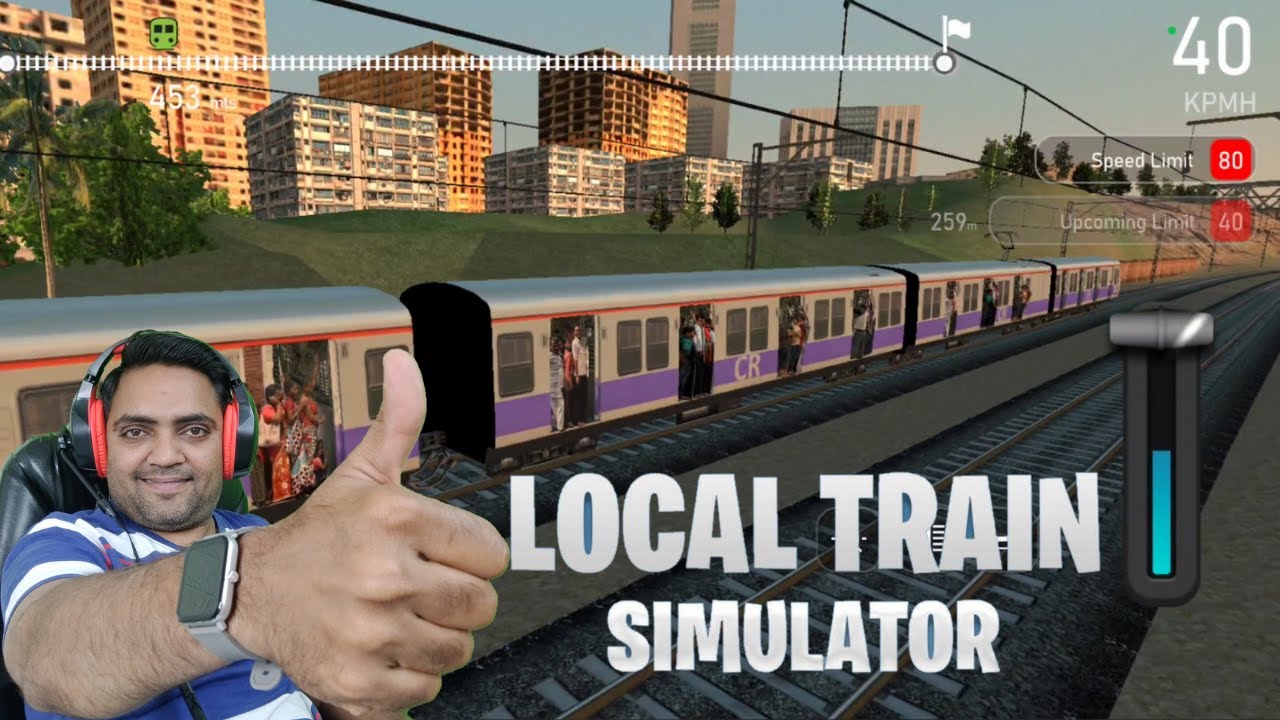 Indian local train simulator game play | Mumbai local train simulator hindi game play - YouTube