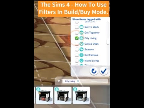 The Sims 4 - How To Use Filters In Build/Buy Mode. #thesims4 # ...
