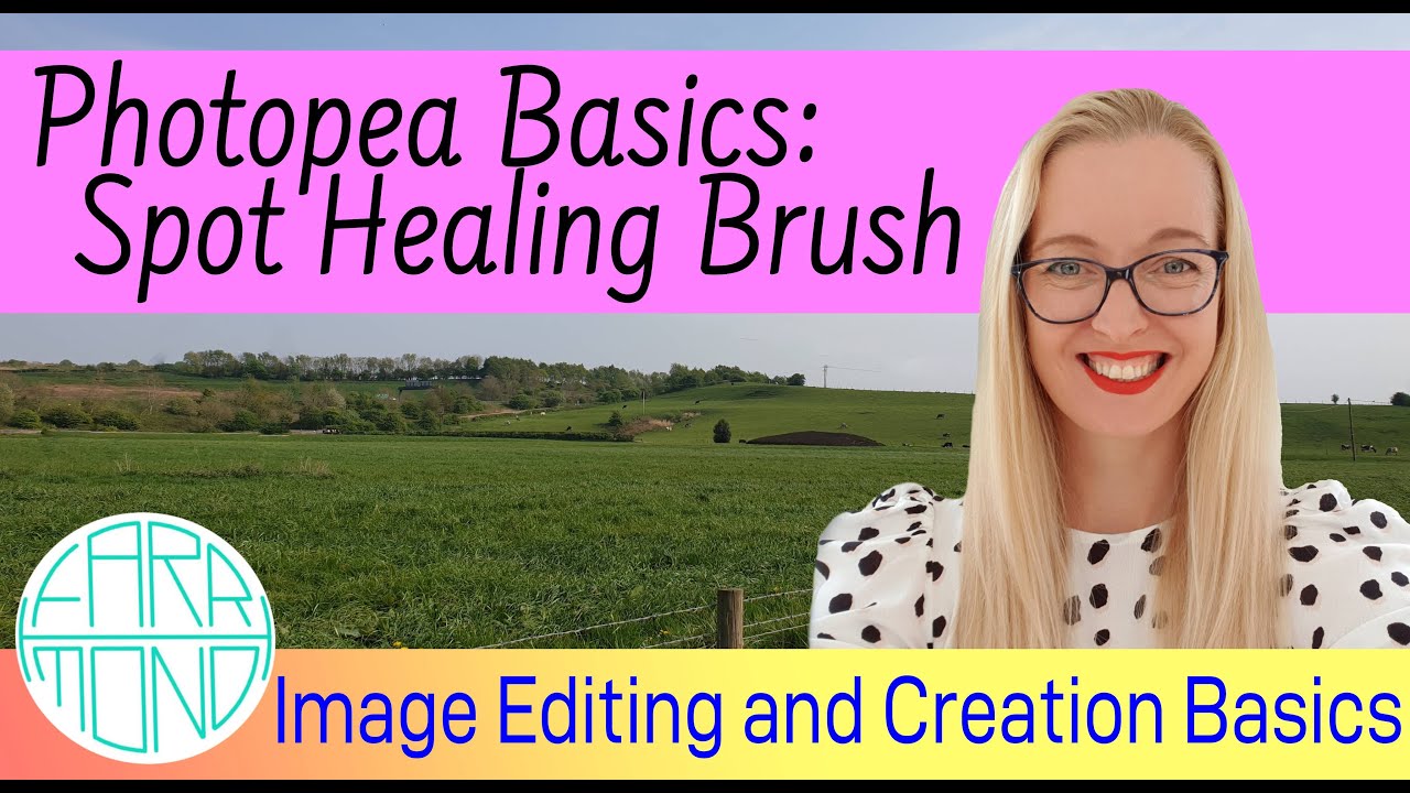 Photopea Basics 2: Spot Healing Brush - YouTube