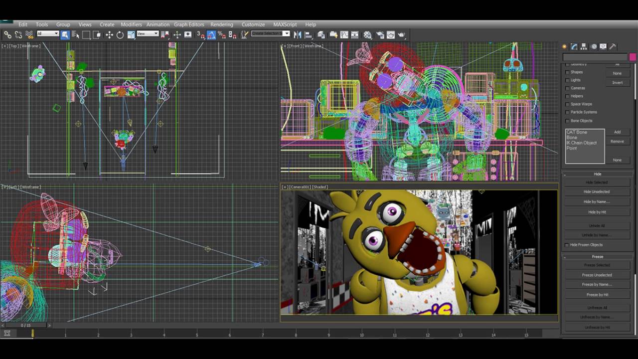 The making of Chica's Jumpscare l Scott Games teaser - YouTube