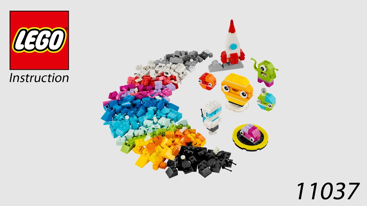LEGO Instruction - Classic - 11037 - Creative Space Planets - YouTube