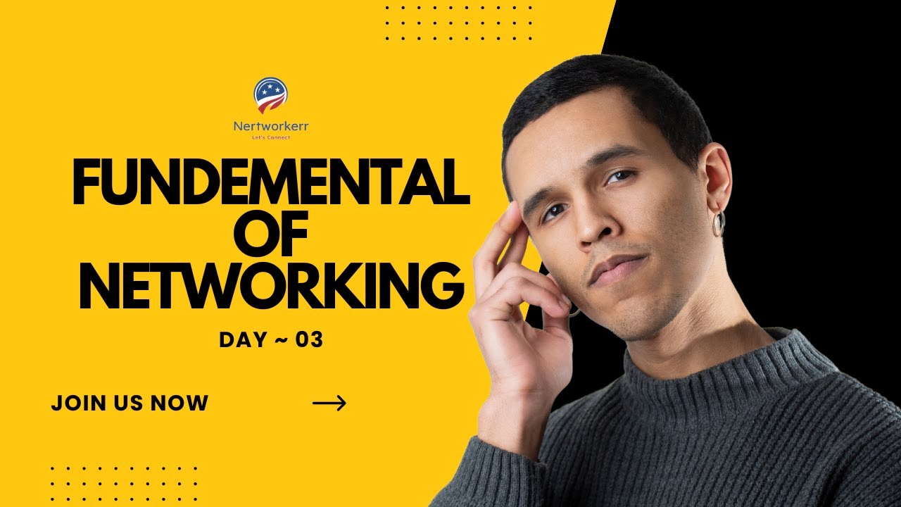 🚀 Day 3 : Fundamentals of Networking Start Your IT Career Today - YouTube
