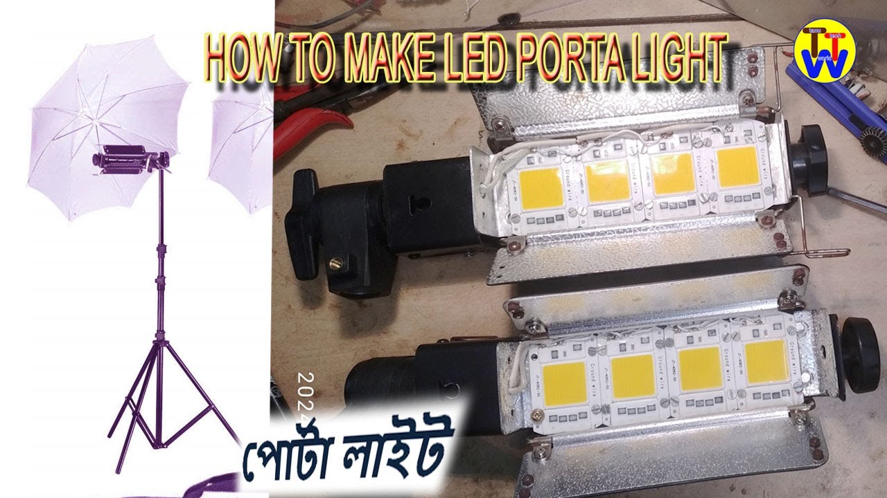LED Porta Light || Studio Light || 200 Watt || 230Volt - YouTube