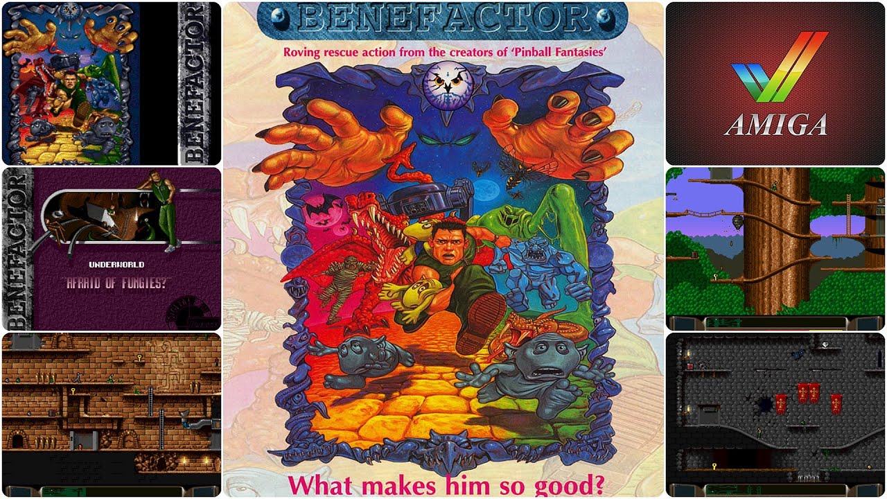 Borsuk Retro Gry TV: AMIGA - BENEFACTOR (Psygnosis 1994) Longplay Live ...