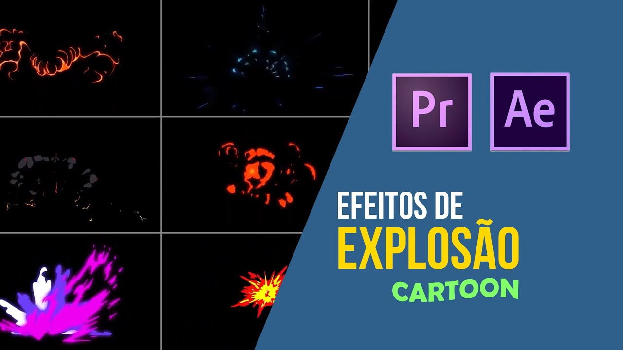 Pack De Efeitos De ExplosÃo Estilo Cartoon Youtube