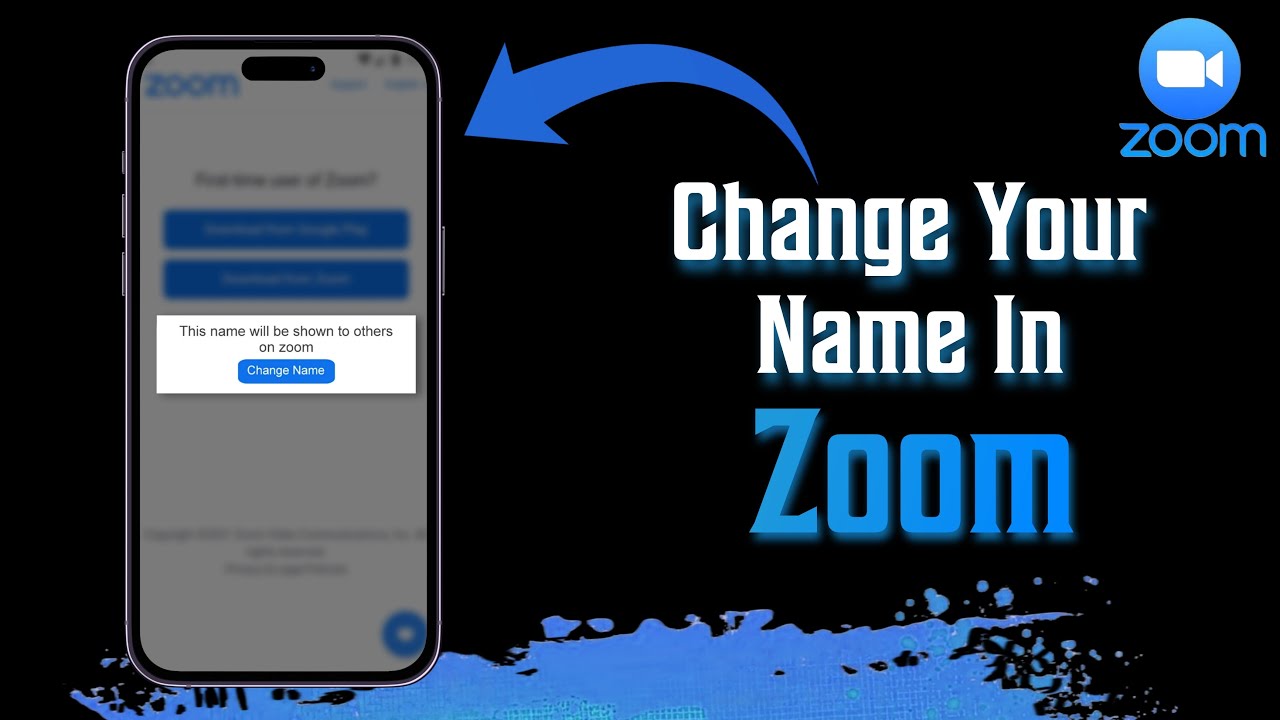 How To Change Zoom Account Name - YouTube