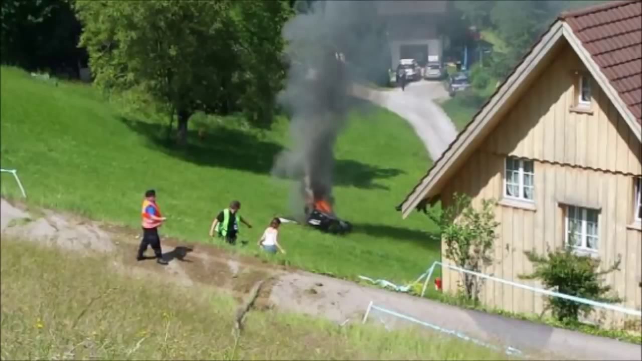 Richard Hammond crash rimac concept one in Switzerland 2017 top gear ...