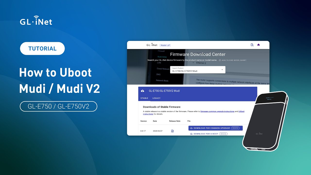 How to Uboot Mudi / Mudi V2 - YouTube