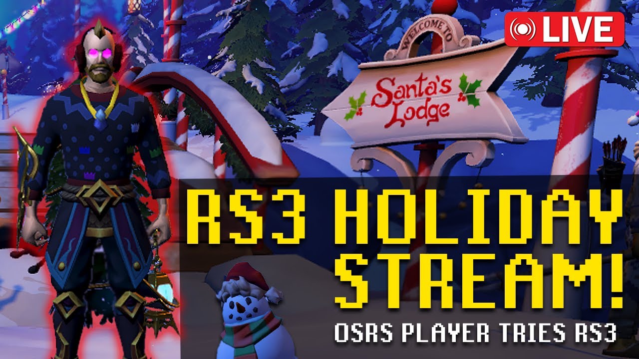 OSRS player Streams RS3 - Can We Upgrade our Gear? - YouTube