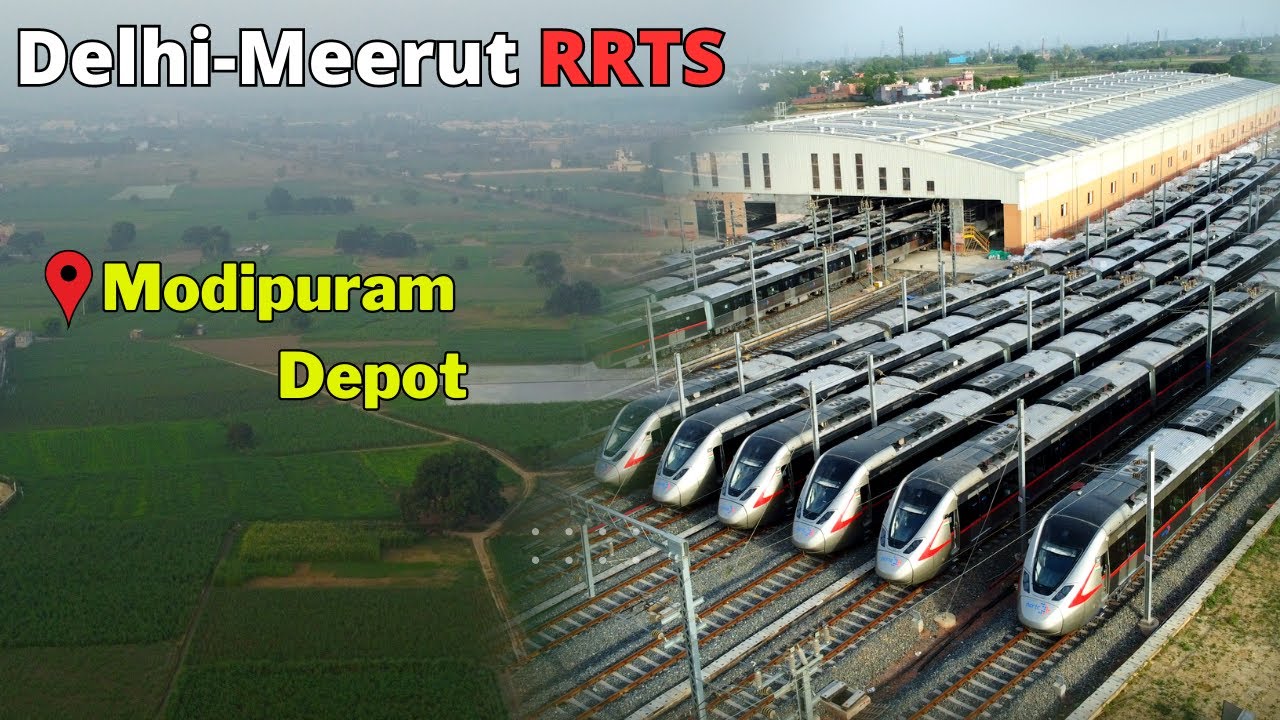 RapidX Modipuram Depot : यहां पर बनाया जायेगा डिपो | First Update # ...
