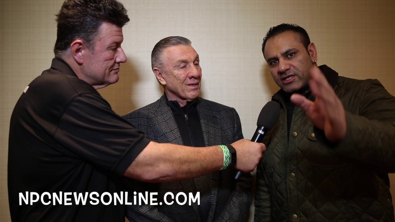 Sheru Aangrish & NPC/IFBB Pro League President Jim Manion. NOV/2017 ...