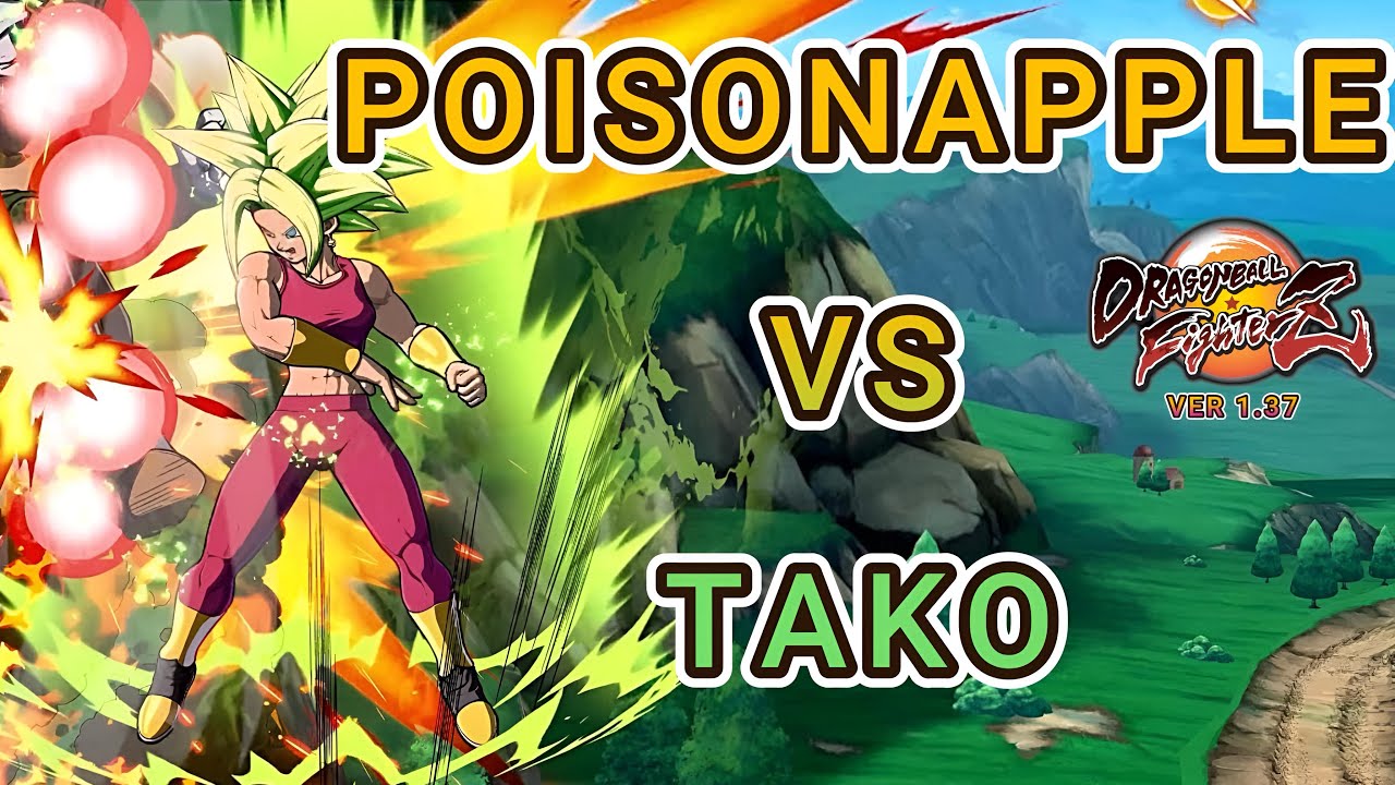 TAKO VS POISONAPPLE [Dragon Ball FighterZ] - YouTube