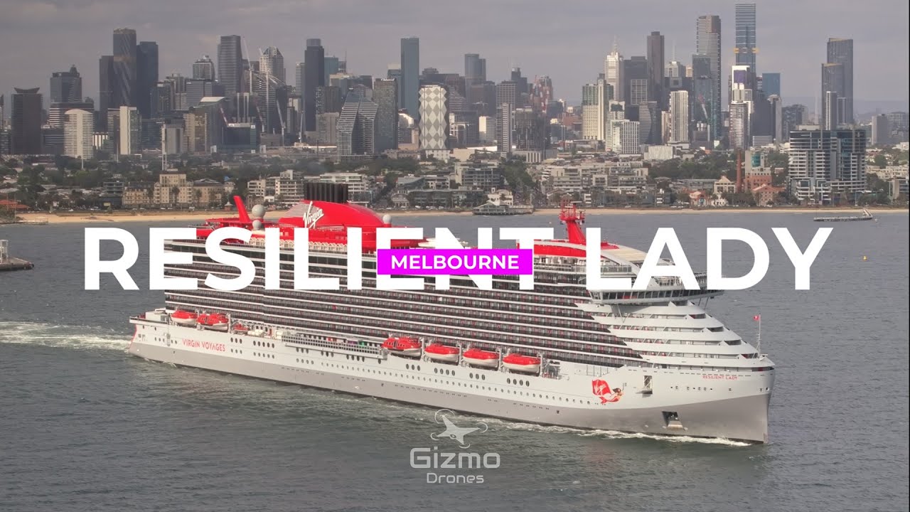 Resilient Lady Cruise Ship Visits Melbourne - DJI Mavic 3 Pro Zoom DLog ...