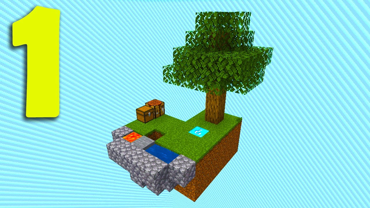 Java AND Bedrock Minecraft SKYBLOCK - Starting From Nothing! - Episode 1 - YouTube