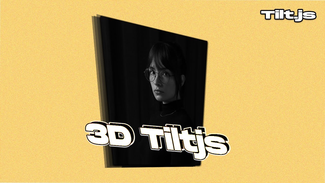 3d Parallax Image Hover Effect Using Tiltjs Youtube 