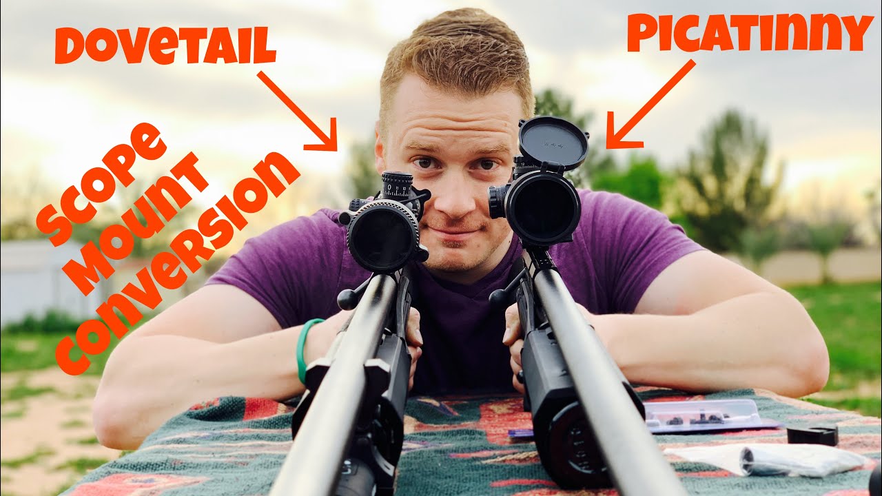 Dovetail to Picatinny Scope Rail Conversion - YouTube