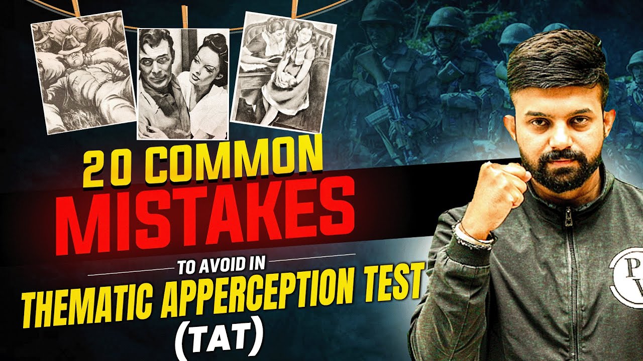 Thematic Apperception Test Explained | TAT in SSB | SSB Preparation ...