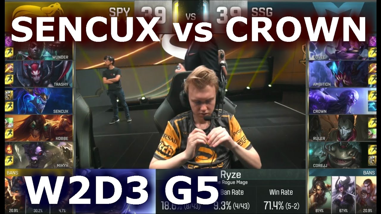 SSG vs SPY W2D3 - SENCUX vs CROWN Player Experience Stream (w/ Froggen ...