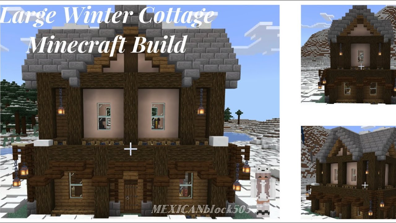 “Large Winter Cottage Minecraft Build” - YouTube