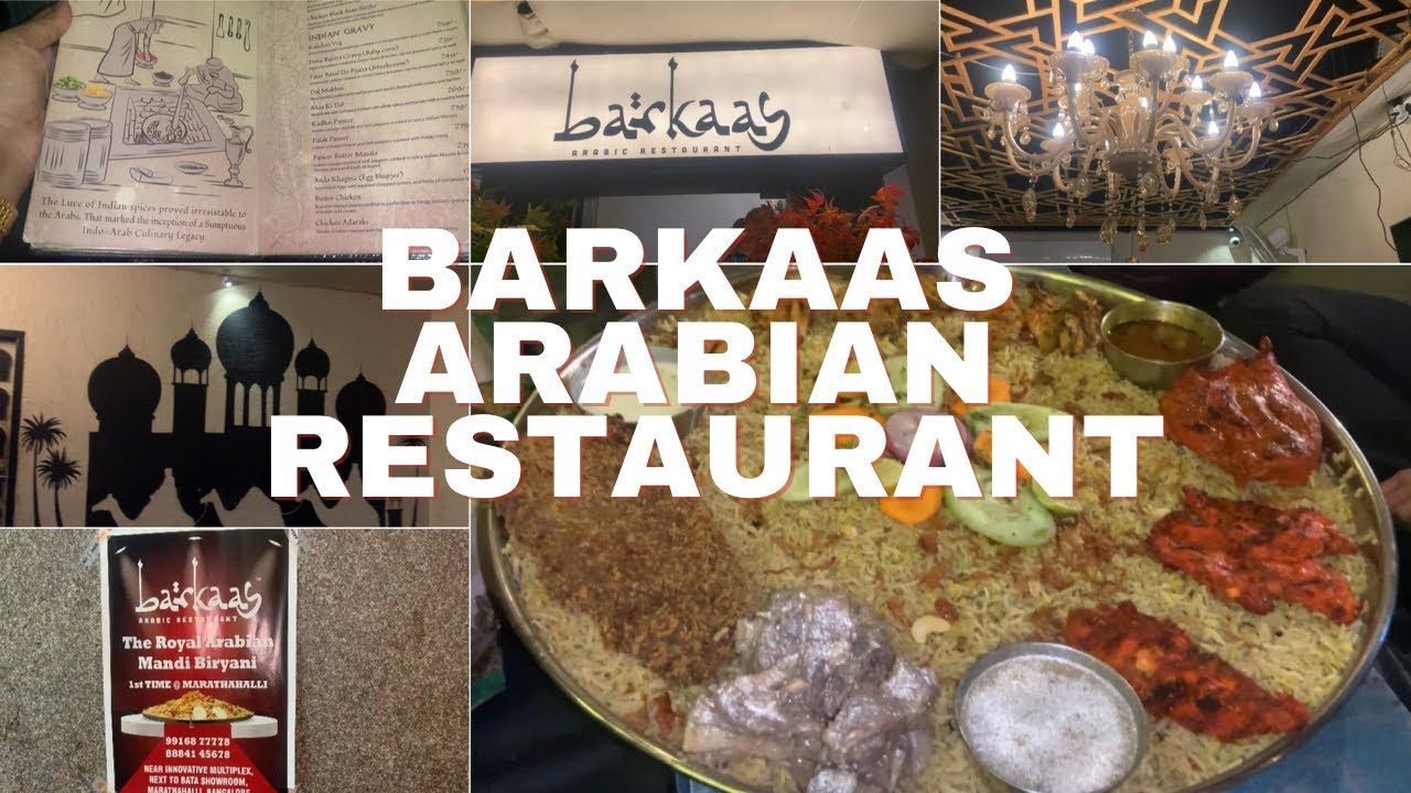 Barkaas Arabian Restaurant Full Tour|| Food Menu||Biggest Mandi in ...