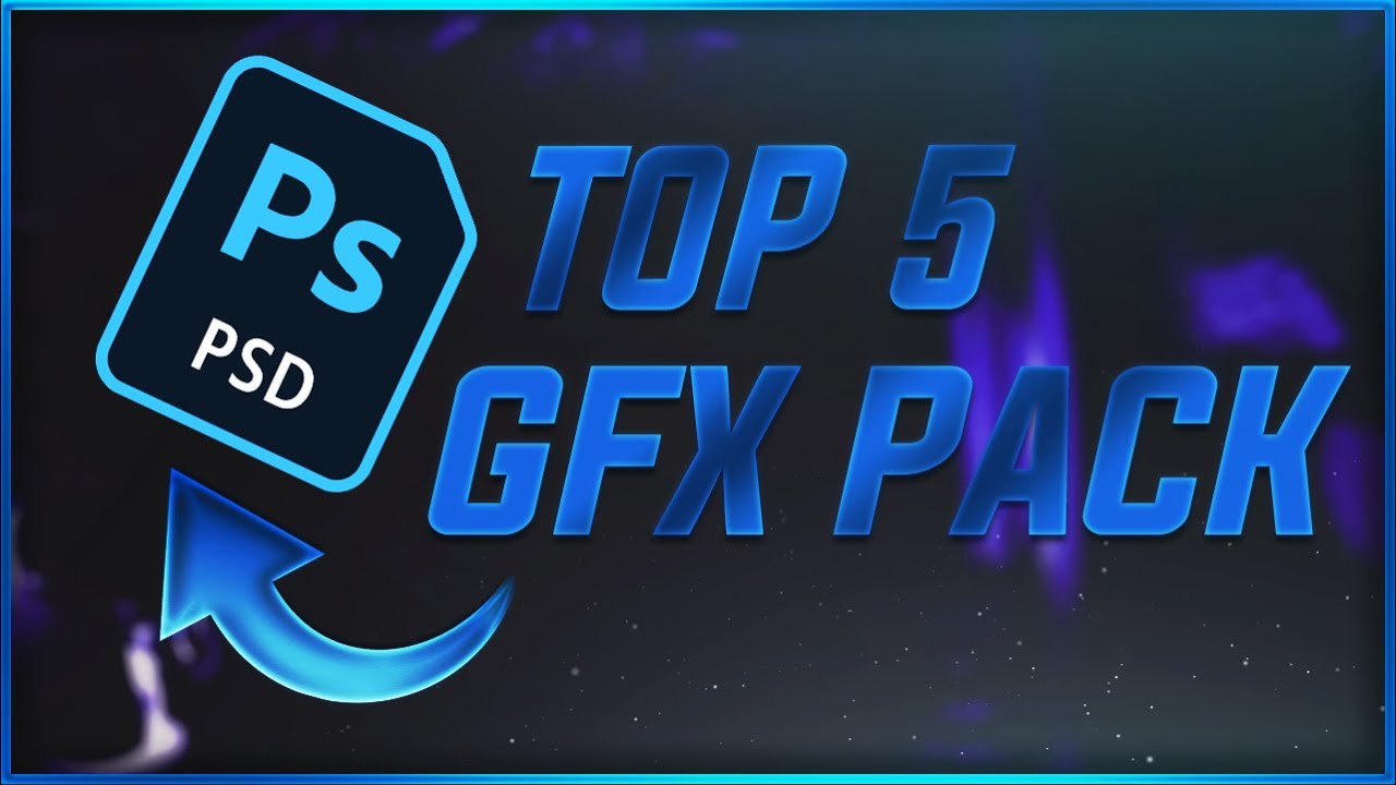 Adobe Photoshop Top 5 GFX Pack ! - YouTube