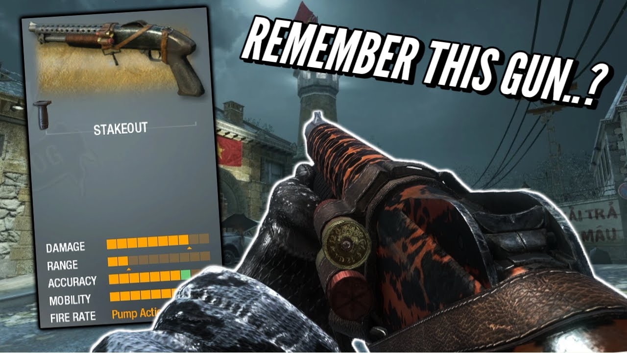 I Forgot About This Shotgun From Black Ops 1.. (STAKEOUT) - YouTube
