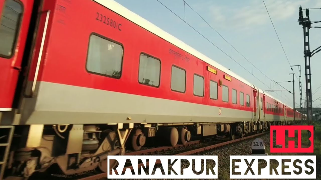 LHB !!! Ranakpur Express In LHB Avatar || Indian Railways || - YouTube