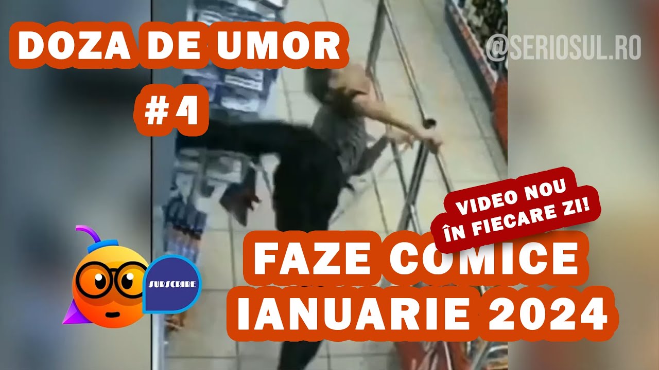 Doza de Umor ep. 4 - Încearcă să nu râzi - Faze comice Romania Ianuarie ...