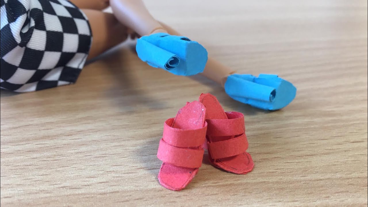 DIY Barbie Shoes How To Make Barbie Shoes With Paper And Glue diy-barbie-shoes-how-to-make-barbie-shoes-with-paper-and-glue
