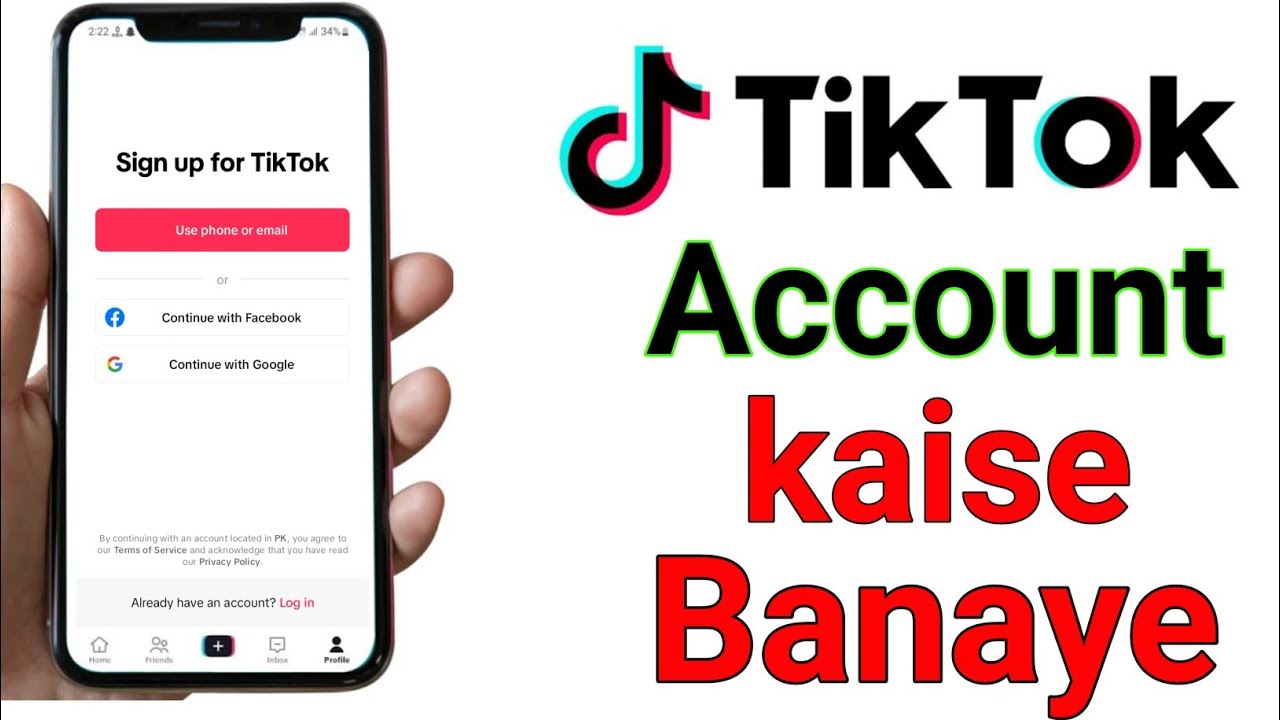 How to Create Tik Tok Account | Tik tok id banane Ka tarika| Tik Tok id ...